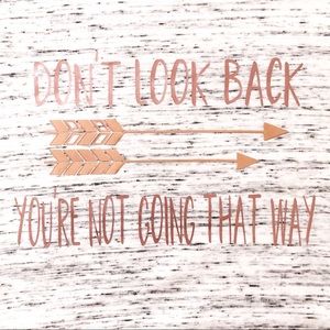 Smiles and Company | Tops | Dont Look Back Rose Gold Flowy Racerback ...